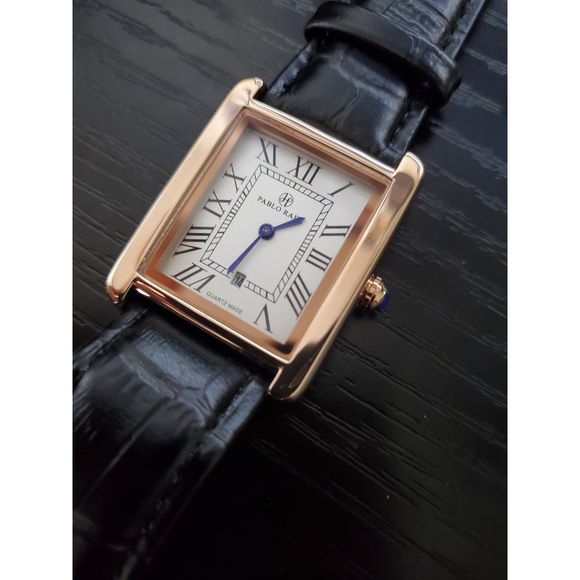 Pablo Raez | Accessories | New In Box Pablo Raez 34mm Black Leather ...